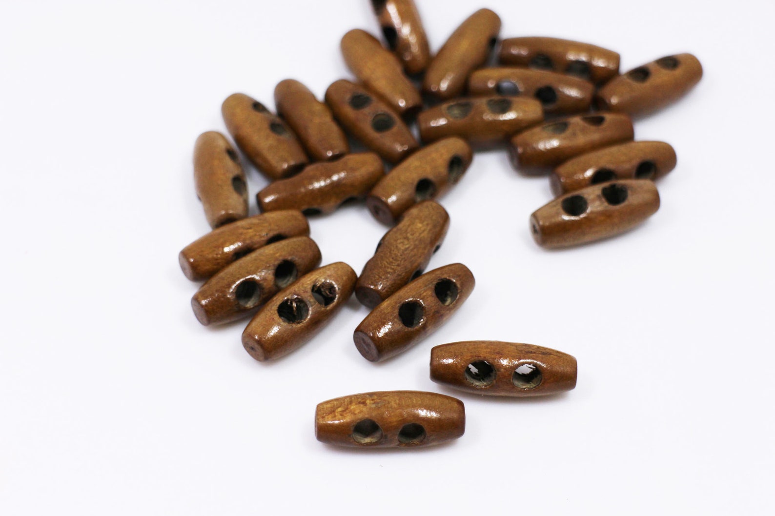Brown Wooden Toggle Buttons, Brown Toggle Buttons, Trench Coat Buttons ...