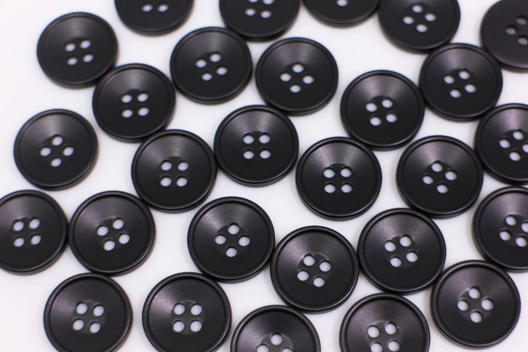 Black Button, Bowl Shaped, for Men Suit Blazer Jacket Coat, Stylish ...