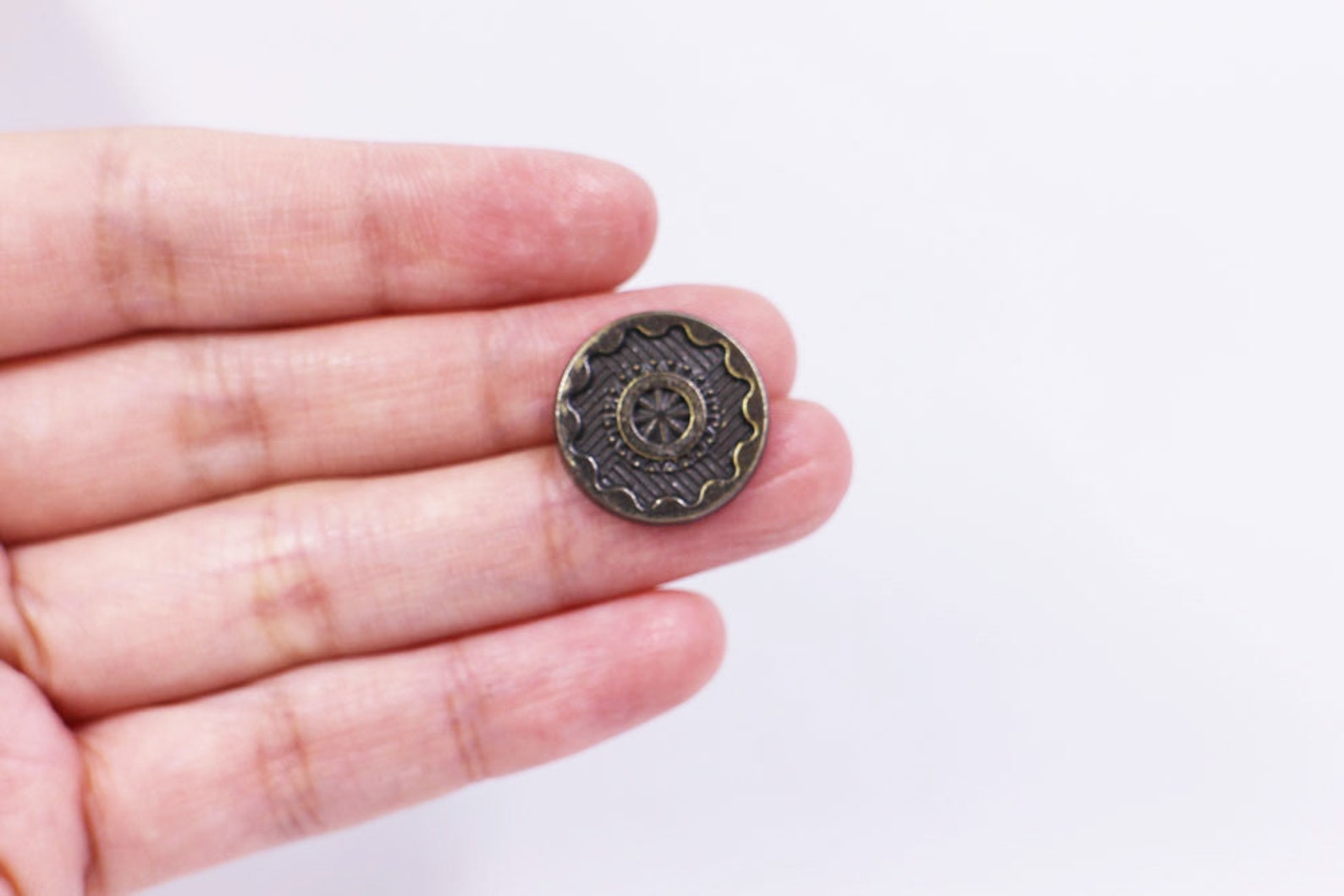 Snap Buttons, Antique Bronze Color Press Stud, Upholstery Button, Snap ...