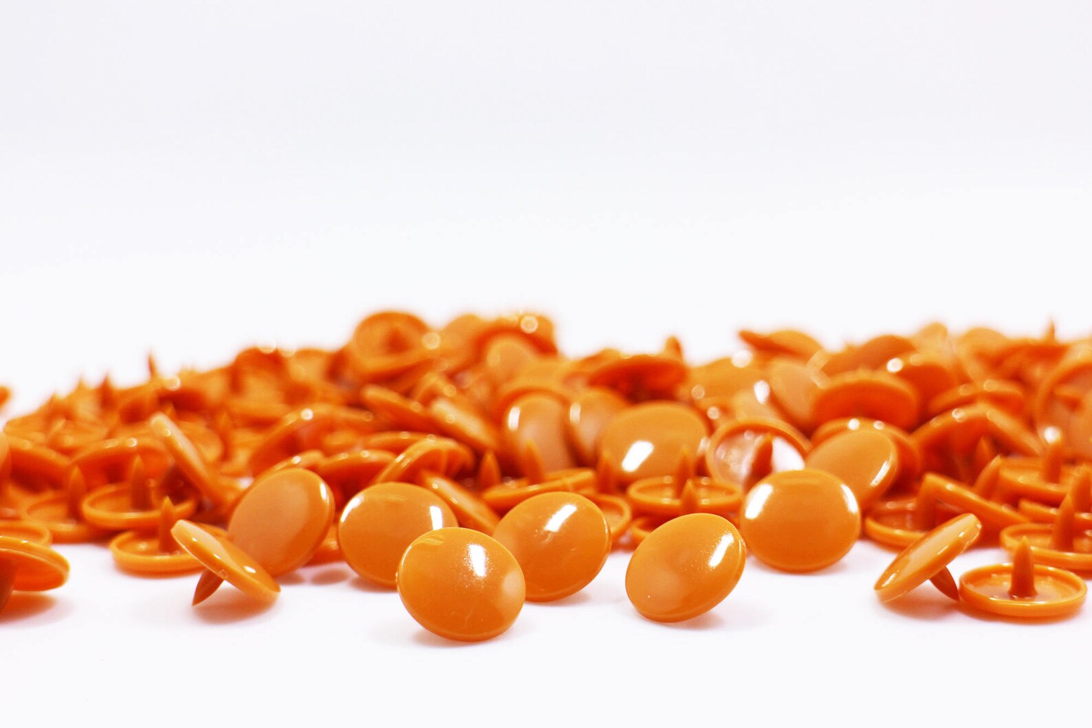 Orange Snap Fastener Size T5 Carrot Orange Snap Buttons - Etsy