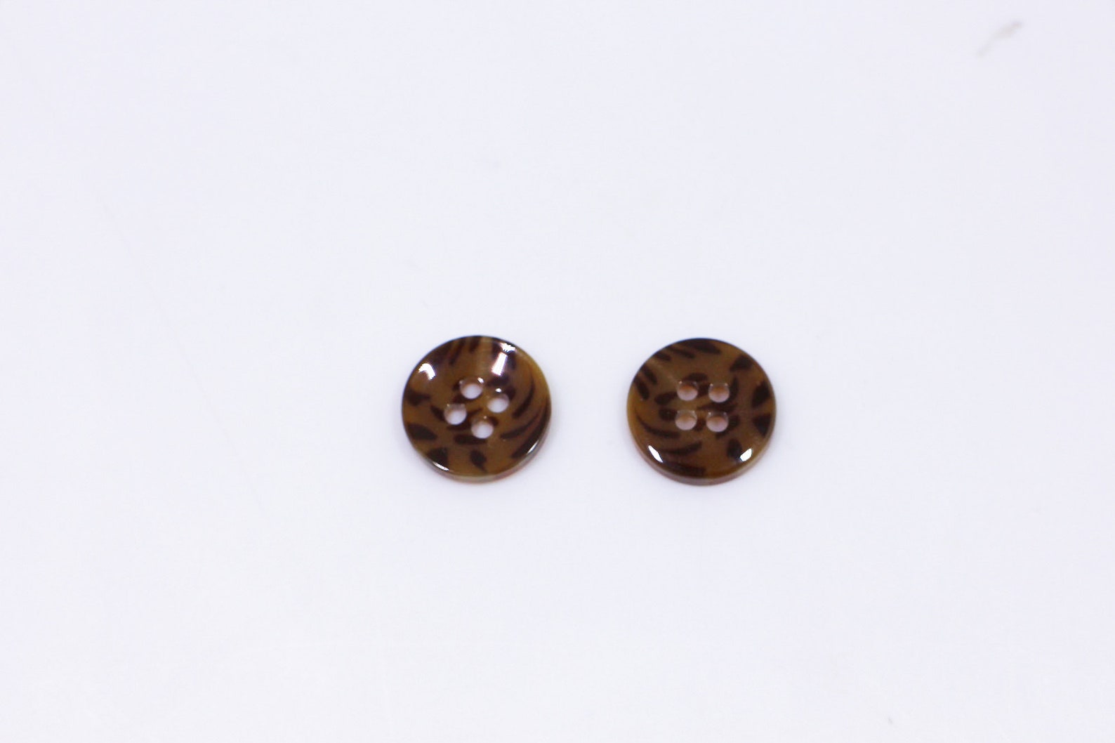Leopard Pattern Buttons Animal Print Button Brown Buttons - Etsy
