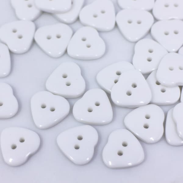 Heart Shape Buttons - Etsy