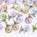 Tuba Wooden Button, Musical Instrument Wood Buttons, Mixed Colors ...