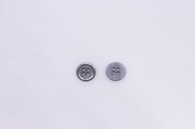 Grey Buttons 50 Pieces Small Gray Resin Buttons Four Holes - Etsy