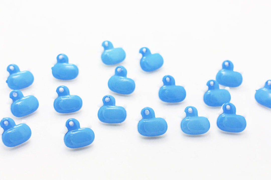 Duck Shank Button, Blue Color, for Sewing Children Sweater, Decorative ...