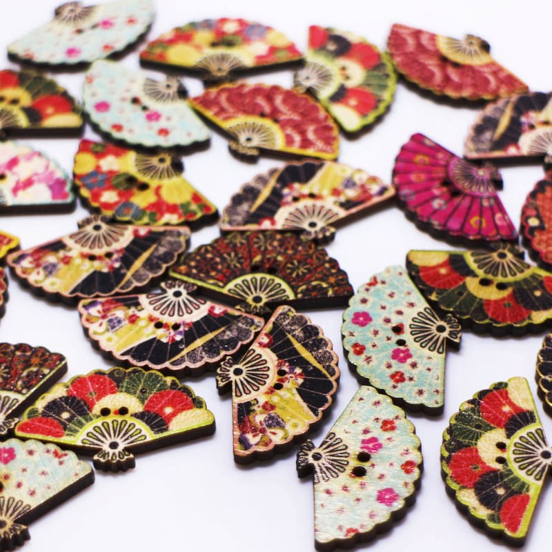 Oriental Buttons - Etsy