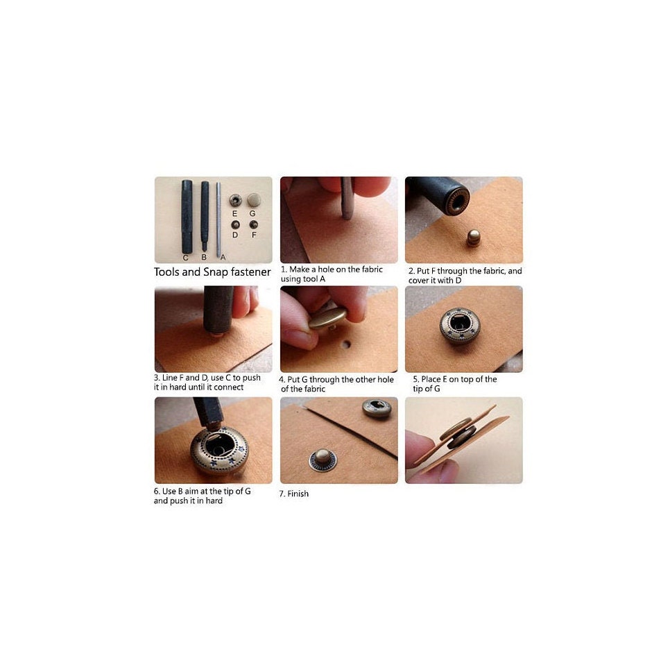 Snap Fastener Installation Tool Hand-held Snap Tool Press | Etsy