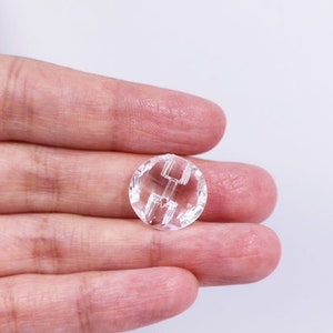Clear Tunnel Shank Buttons, Transparent, Made of Acrylic, Elegant ...