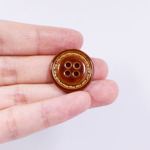 Retro Style Brown Button, for Sewing Suit Jacket Blazer Coat, Vintage ...