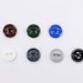 Light Grey Buttons, Cat Eye Two Holes Buttons, Small Resin Buttons ...