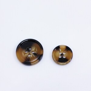 Brown Marble Pattern Buttons, Raised Edge Buttons, Resin Buttons, Suit ...