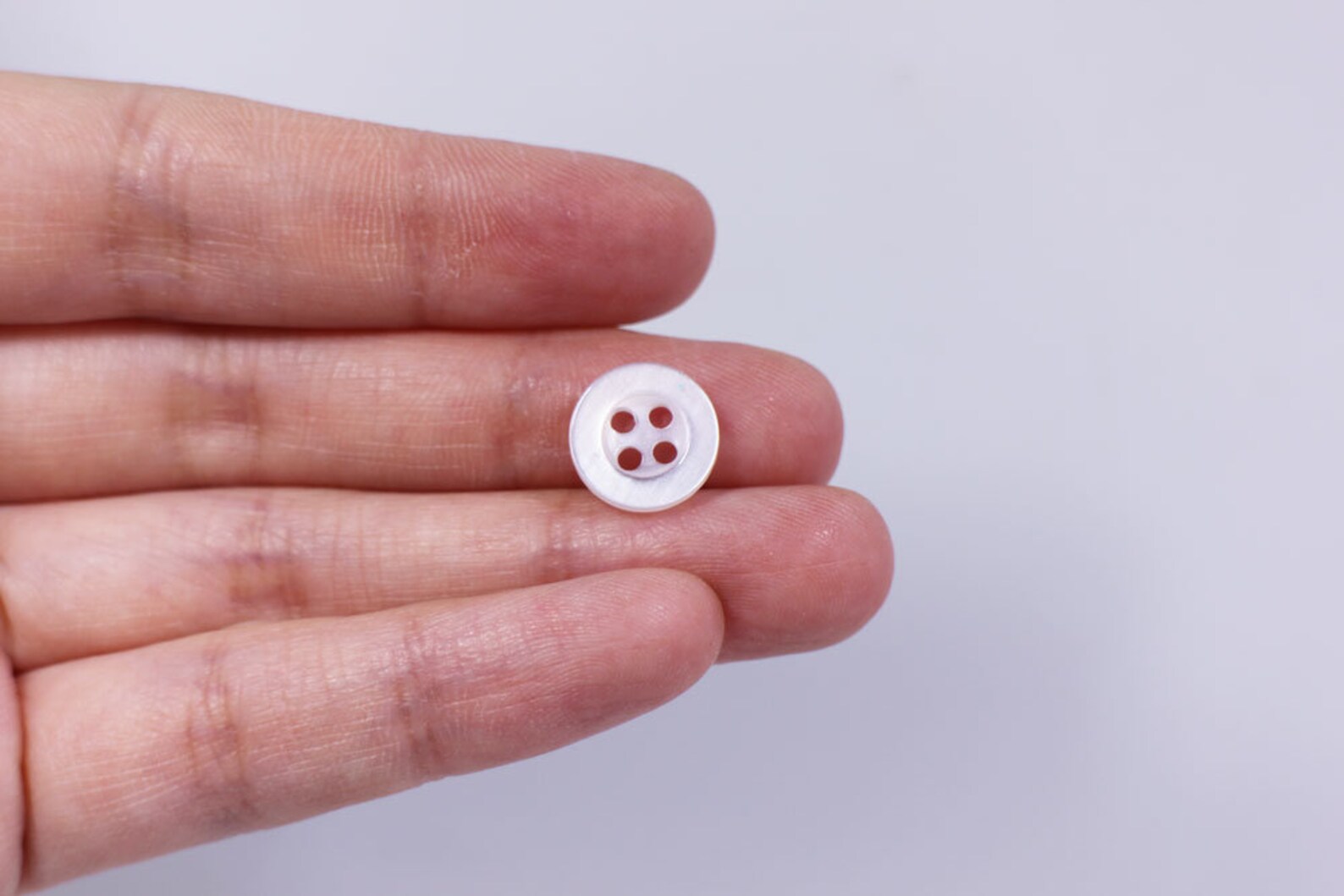 50 White Button Raised Edge Semi-transparent Button Small - Etsy