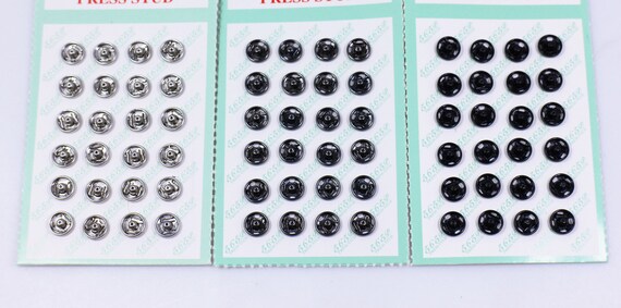 Tiny Press Stud Invisible Buttons Mini Press Stud Extra | Etsy