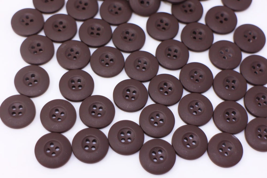 Matte Dark Brown Button, Large Size, No Shine, for Men Suit Jacket ...