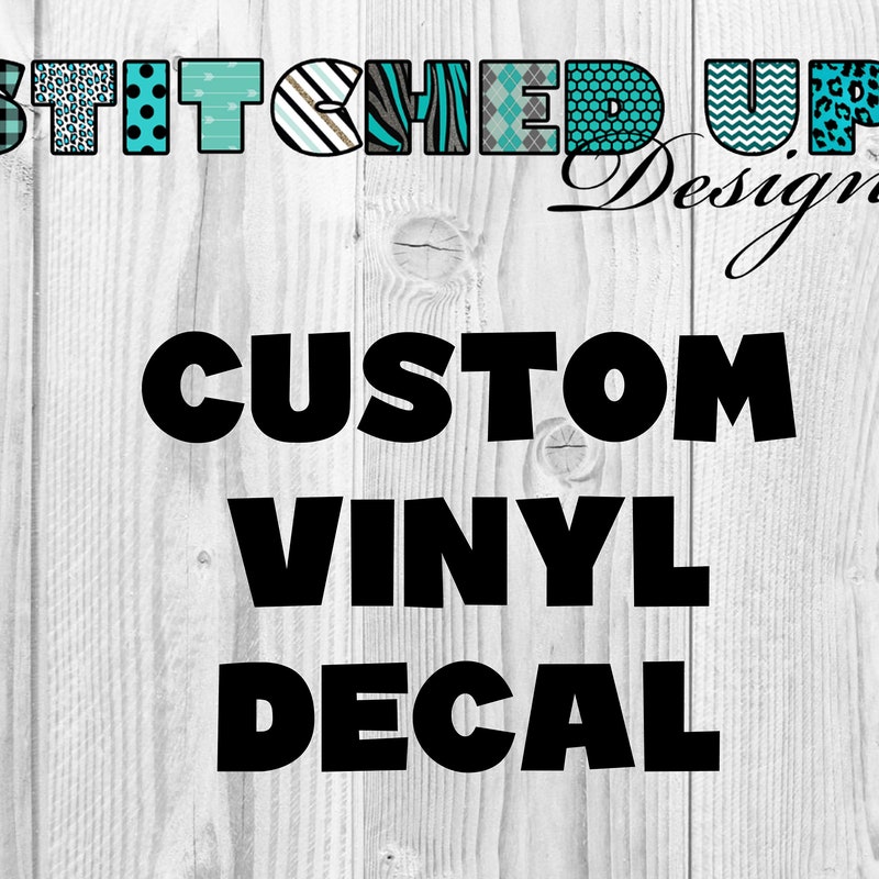 Custom Decals - Etsy