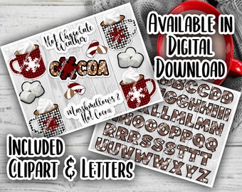 Hot Cocoa Letters - Etsy