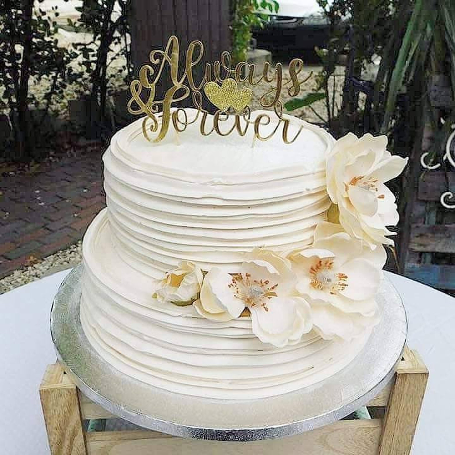 Always & Forever Cake Topper - Etsy