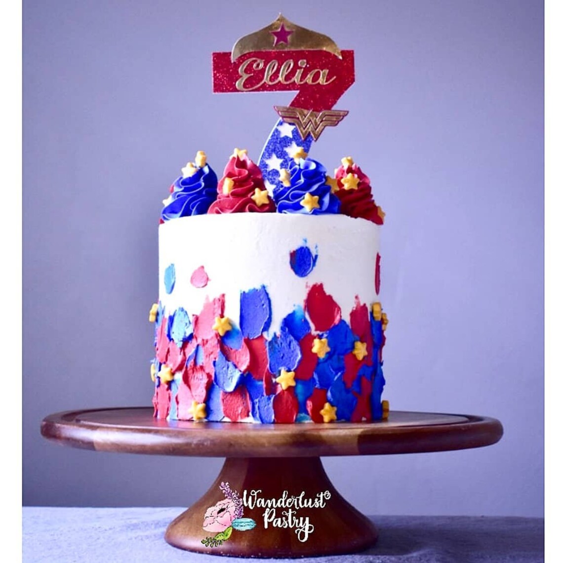 Wonder Woman Inspired Cake Topper - Etsy