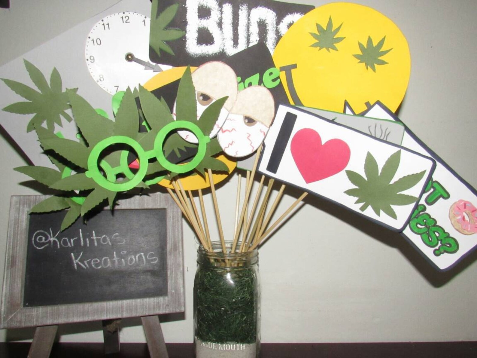 420 Photobooth Props | Etsy