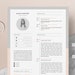 5 Page Resume Template / CV Template Pack Cover Letter for Word Icon ...