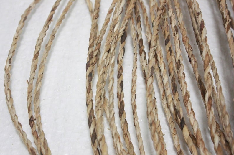 5 Mm.natural Water Hyacinth Rope Twisted Cord Craft Decorate Handmade 3 ...