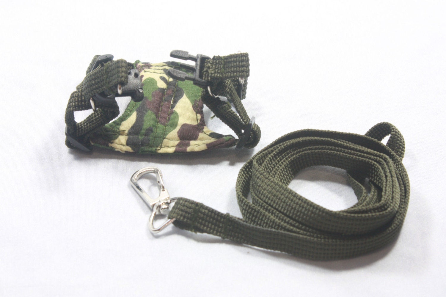 Dark Green Leashes Lead Set and Adjustable Soft Harness for Guinea ...