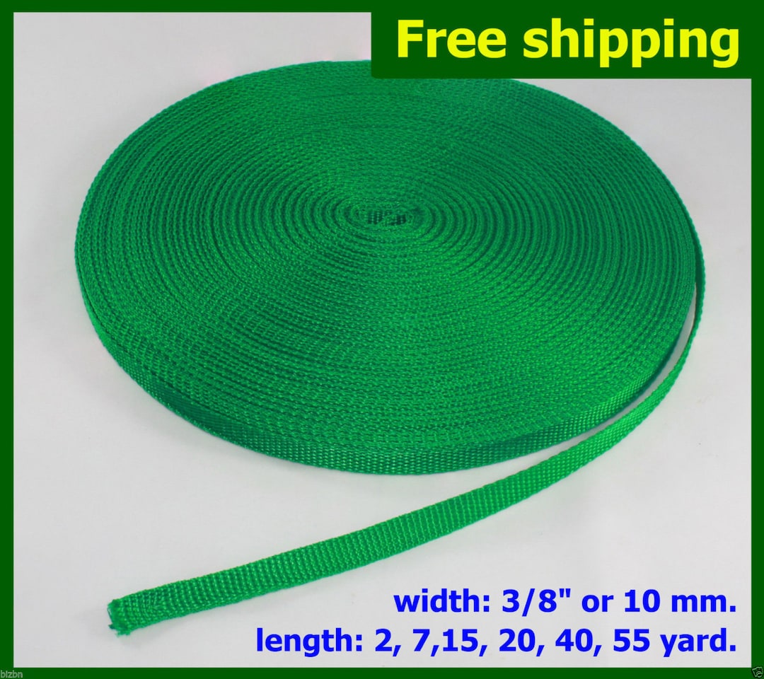3/8"(10mm) Dark Green Nylon Webbing Fabric Lots DIY Supply 3 7 15 20 40 ...