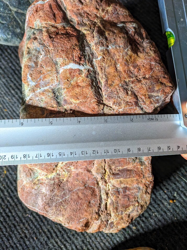 Extra Large Red and Green Jasper W/quartz Veins 27lbs Magnificent Rough ...