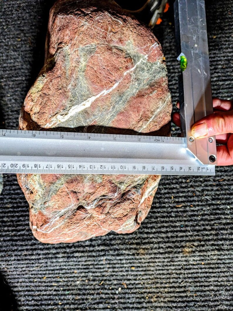 Extra Large Red and Green Jasper W/quartz Veins 27lbs Magnificent Rough ...
