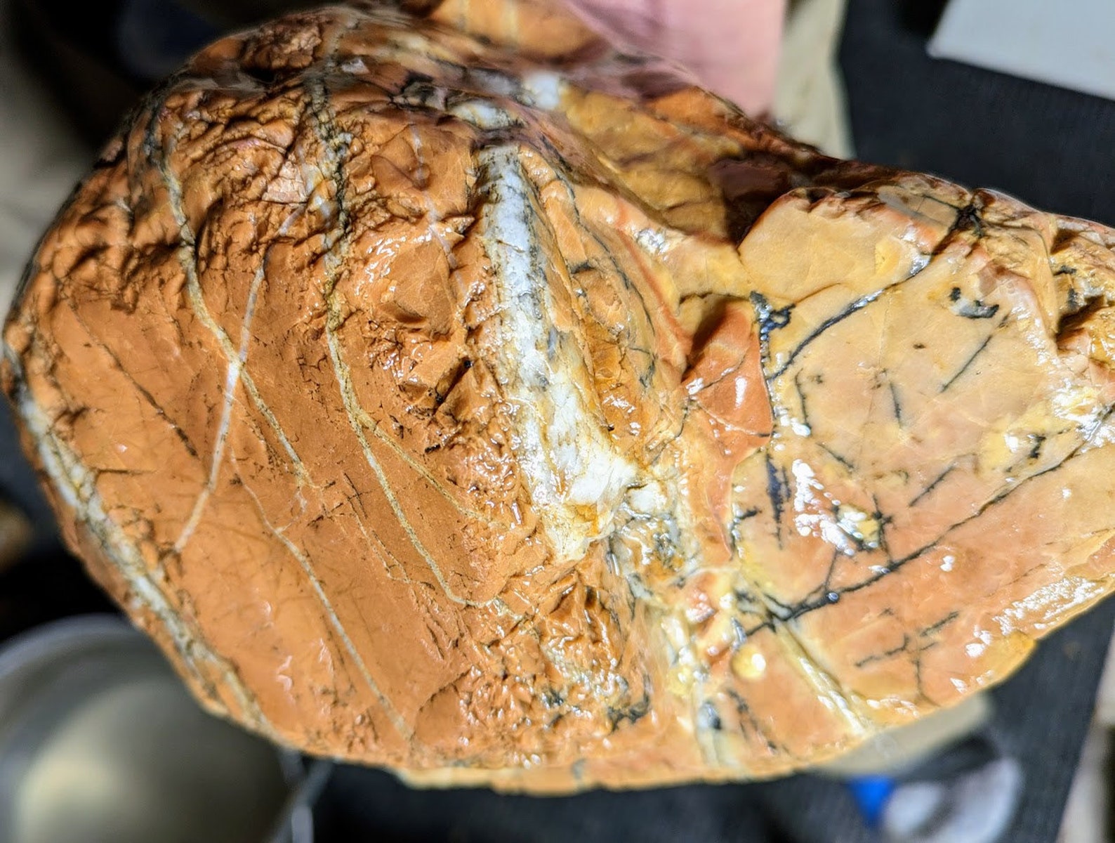 Yellow Feather Jasper W/quartz - Picasso Stone - Absolutely Gorgeous ...