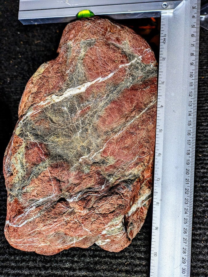 Extra Large Red and Green Jasper W/quartz Veins 27lbs Magnificent Rough ...