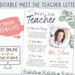 Meet the Teacher Editable Template, Greenery Watercolor Eucalyptus ...