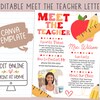 Meet the Teacher Editable Template, Greenery Watercolor Eucalyptus ...