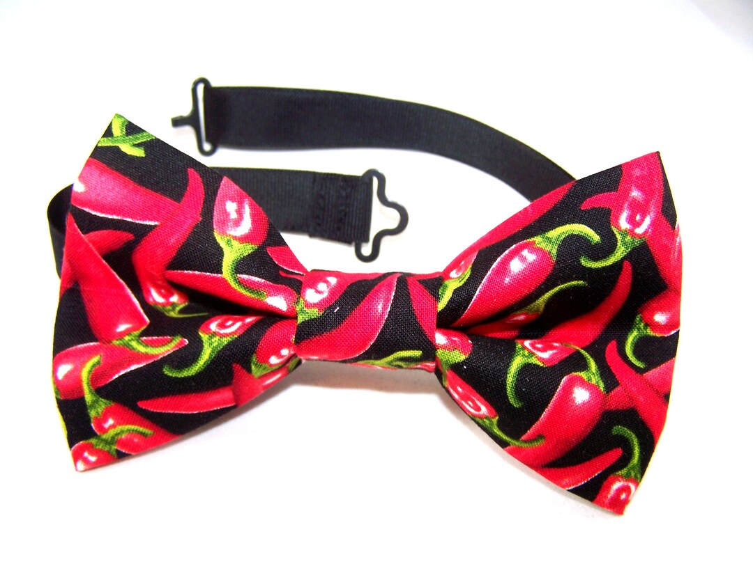 Handmade Hot Pepper Bow Tie: Spicy Chef Accessory - Etsy