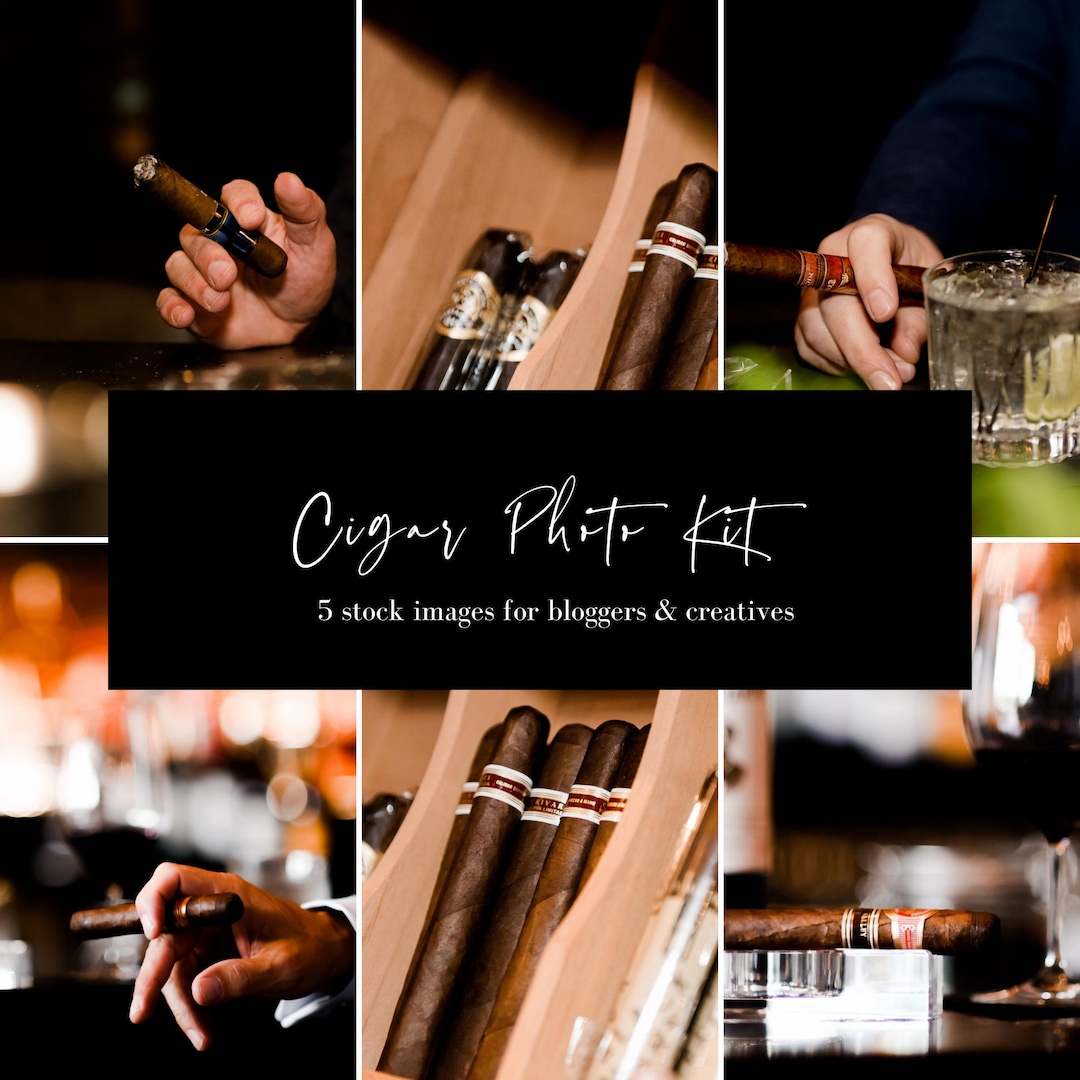 Styled Stock Photos | Cigar Stock Photo Starter Pack | Cigar Bar, Stock ...