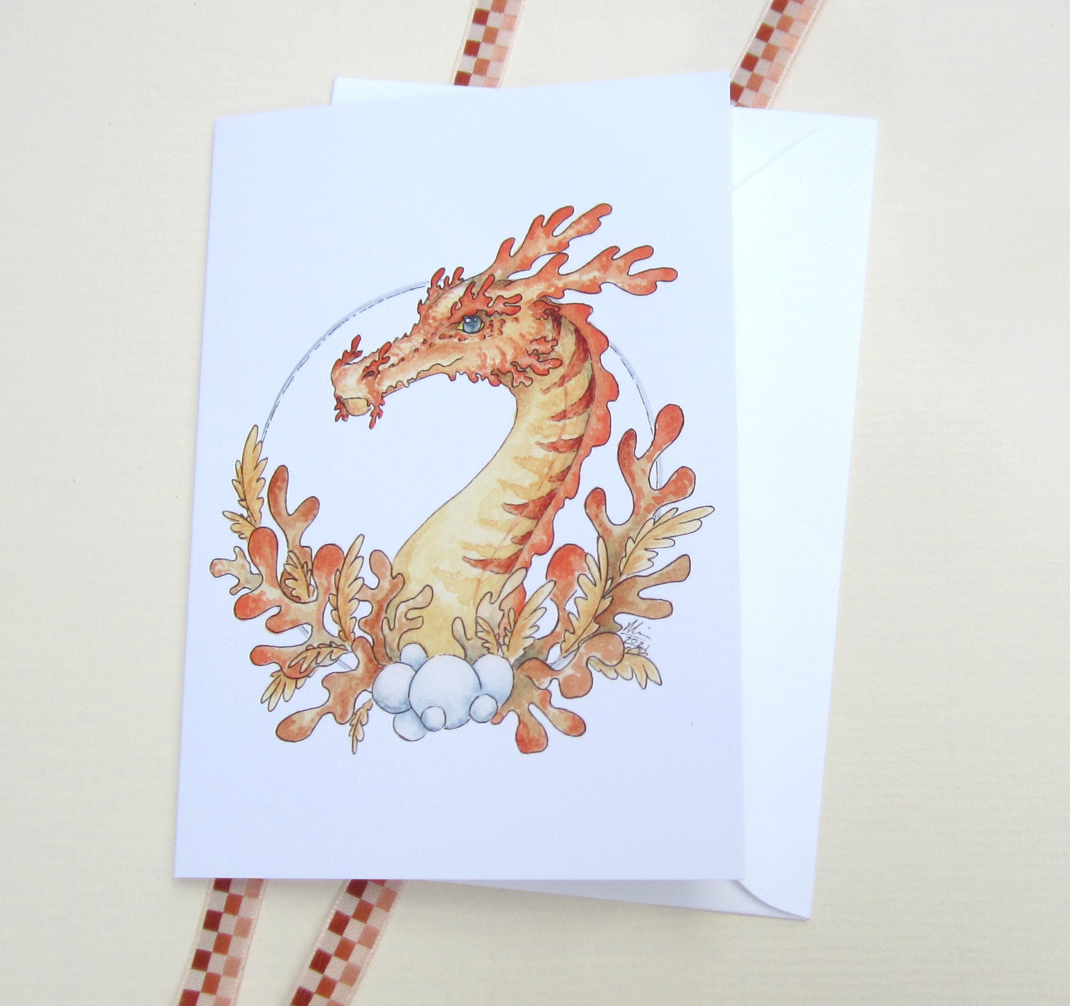 Portrait Dragon Greetings Card Set - Etsy