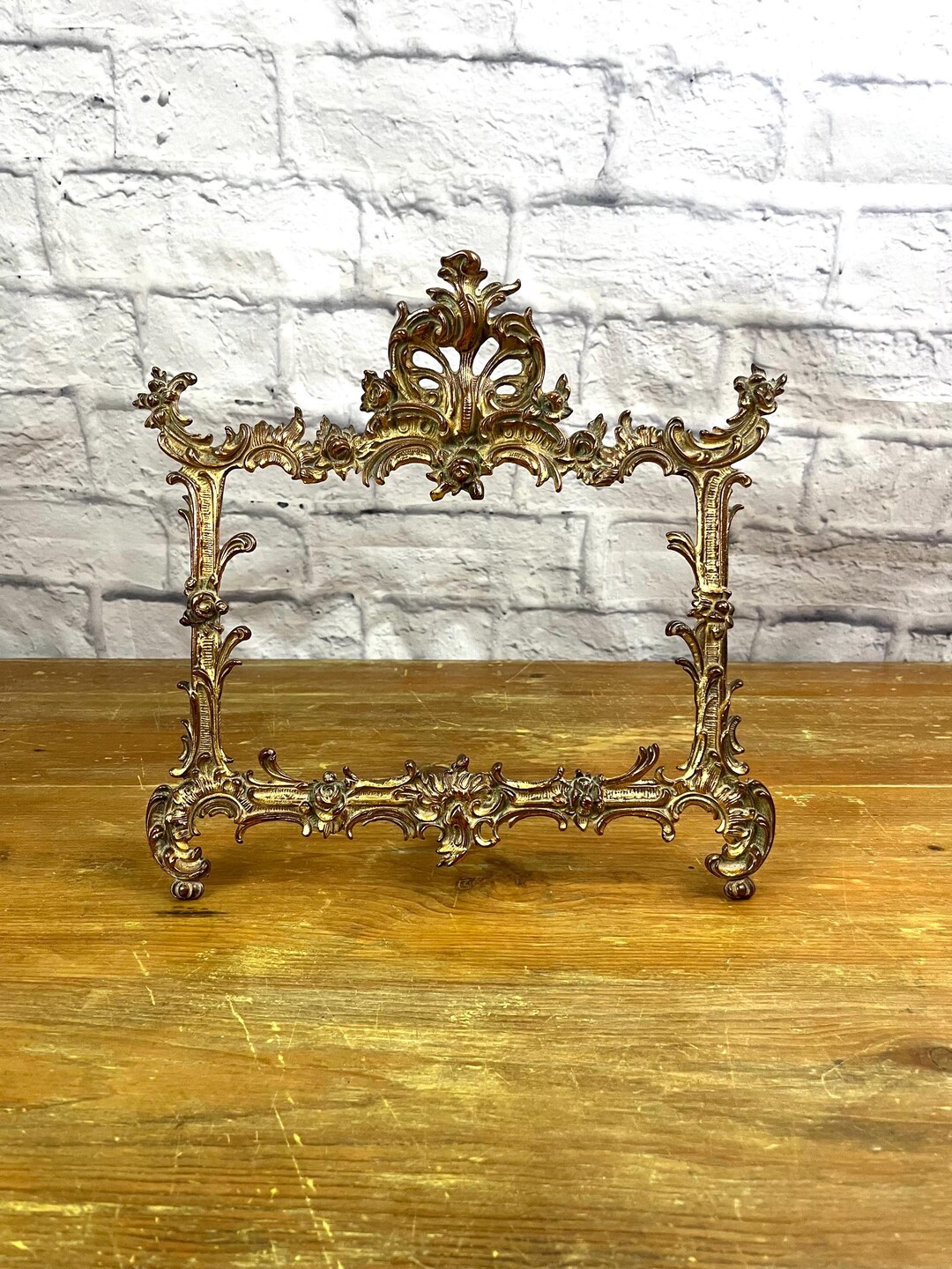 Vintage Gold Ornate Rectangular Frame Rococo Style Heavy Frame Can Be ...