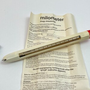 Vintage Milometer Map Reading and Route Planning How We Used to Do It ...