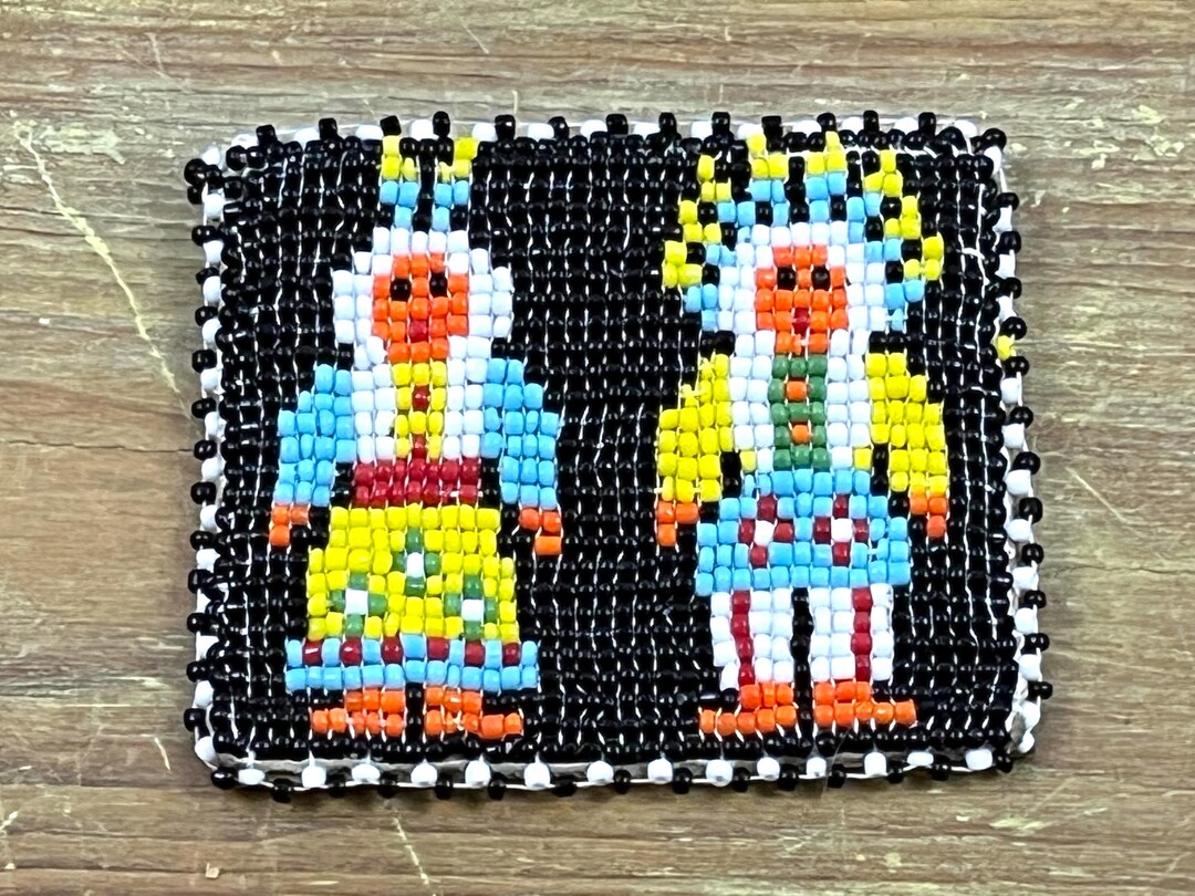 Vintage 70s 80s Native American Indian Coin Purse Leather Snap Closure ...