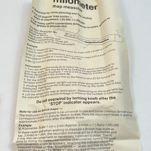 Vintage Milometer Map Reading and Route Planning How We Used to Do It! Directions and Case ...