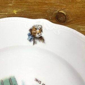 Antique Illustrated Plate "this is the Maiden All Forlorn" off to Work ...