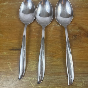 Mid Century Twin Star Flatware Two Star With a Swirl Design 1959 Atomic ...