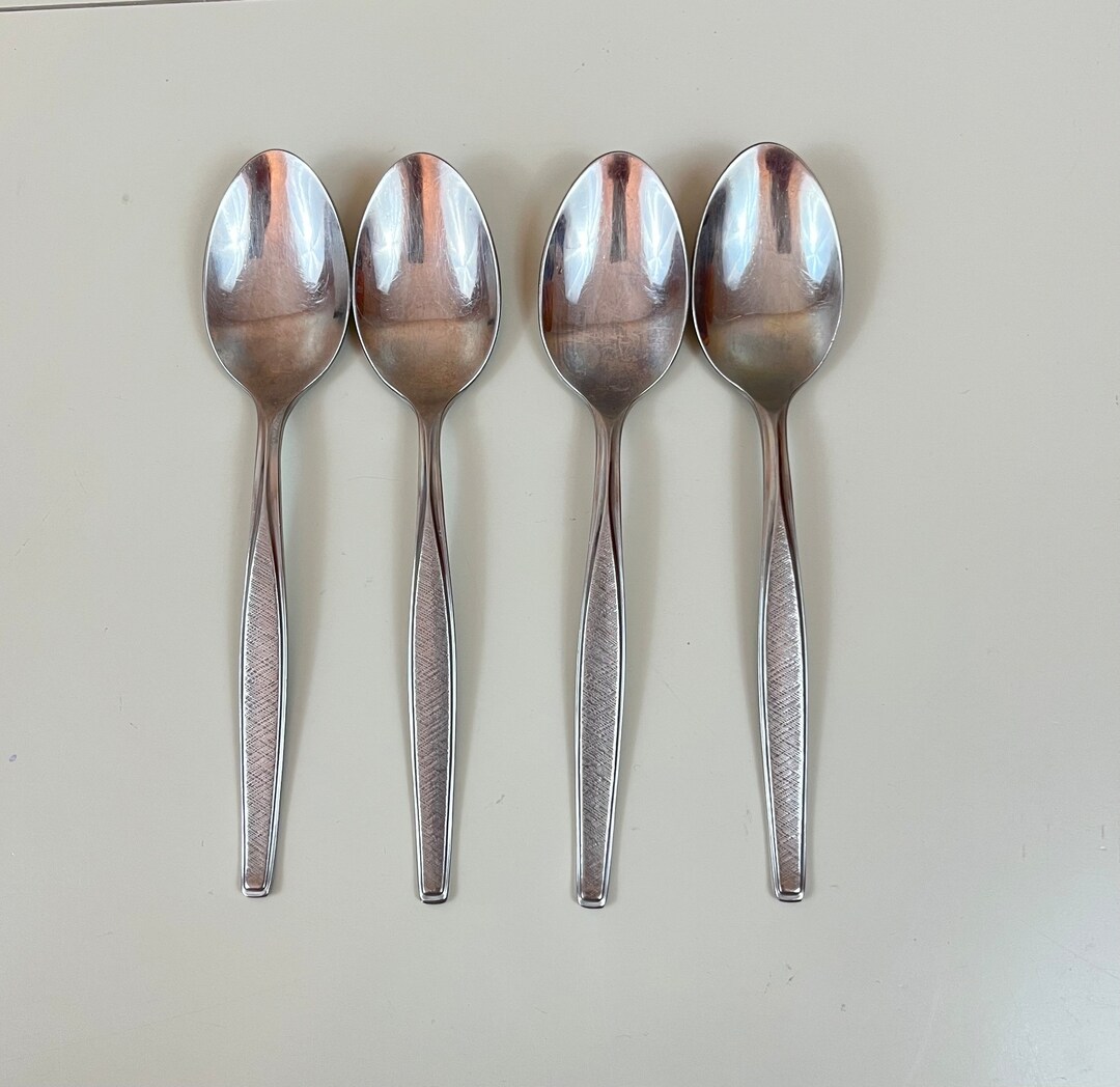 Vintage Fabrique Spoons by Gotham Silver 1967 Set of 4 - Etsy