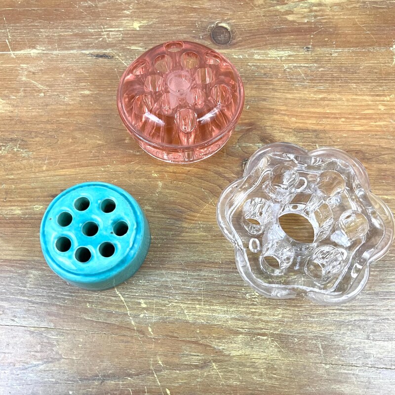 Vintage Flower Frog - Etsy