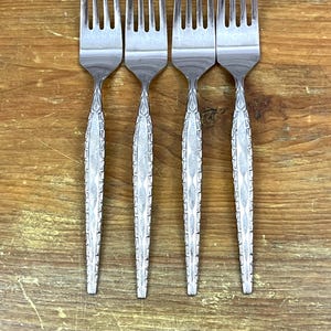 Riviera Stainless Steel Japan Flatware Pointy Handle Geometric Diamond ...