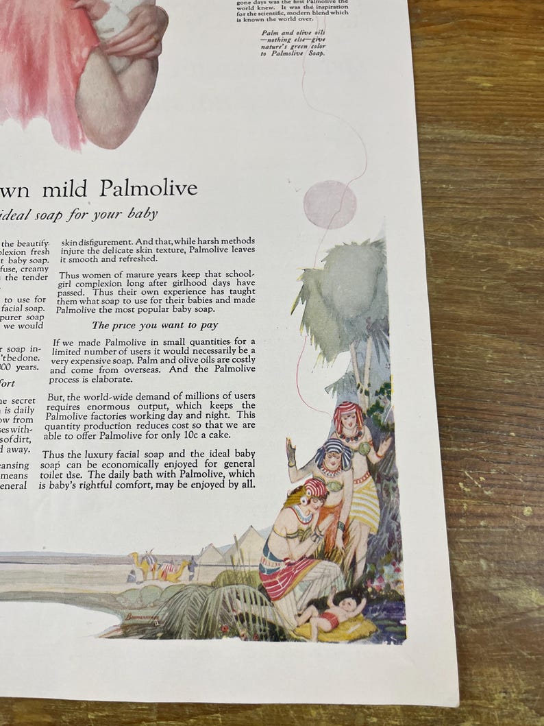Antique Palmolive Brand or Sun Maid Raisins Ads Art Deco Era Original ...