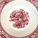 Royal Ironstone Memory Lane Red Transferware Dinnerware Serving Bowl ...