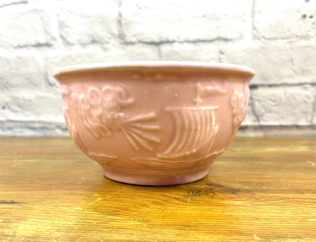 Vintage Rare Pink Viking Kitchen Bowl Robinson Ransbottom Pottery ...