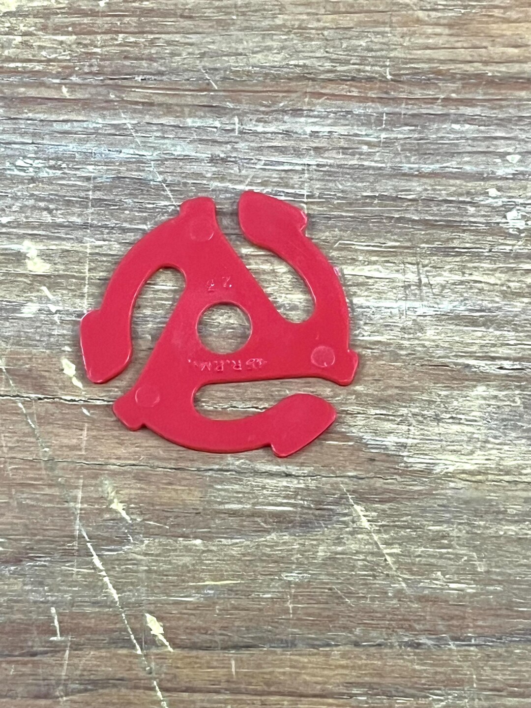 Vintage Pair of Red 45 Rpm Record Adaptors Made in the USA Record ...