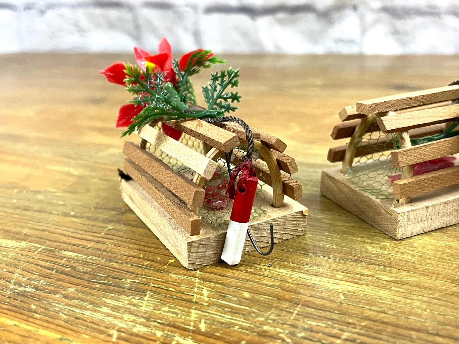 Vintage Lobster Trap Christmas Ornaments Fun Beach Themed Coastal ...